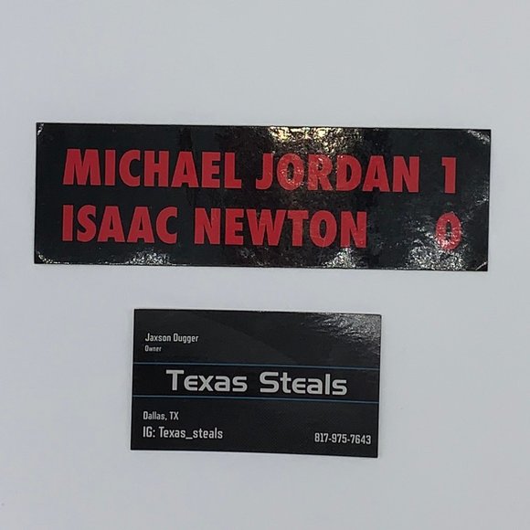 Jordan | Accessories | Michael Jordan Isaac Newton Sticker | Poshmark